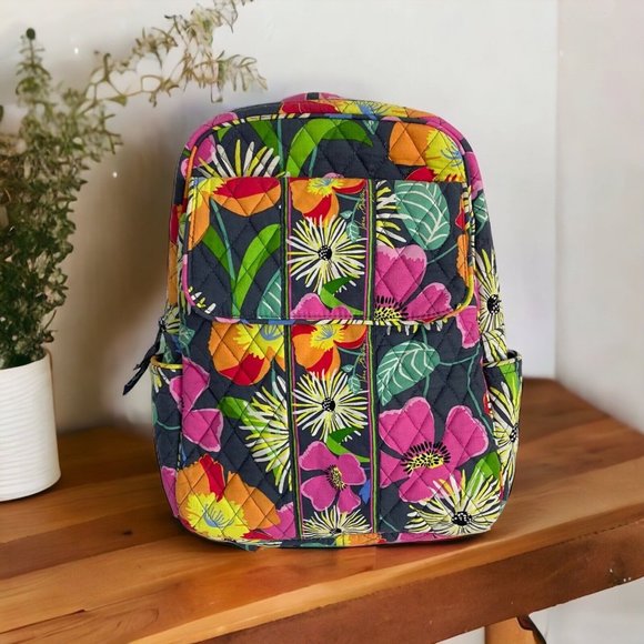 Vera Bradley | Bags | Vera Bradley Laptop Backpack Jazzy Blooms | Poshmark